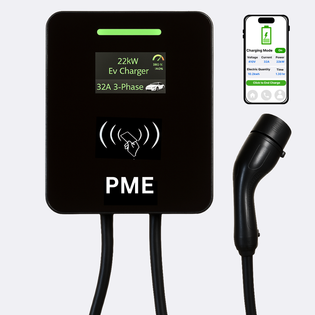Wall Mount EV Charger India | 7.2kW 11kW 22kW | PM Electronics