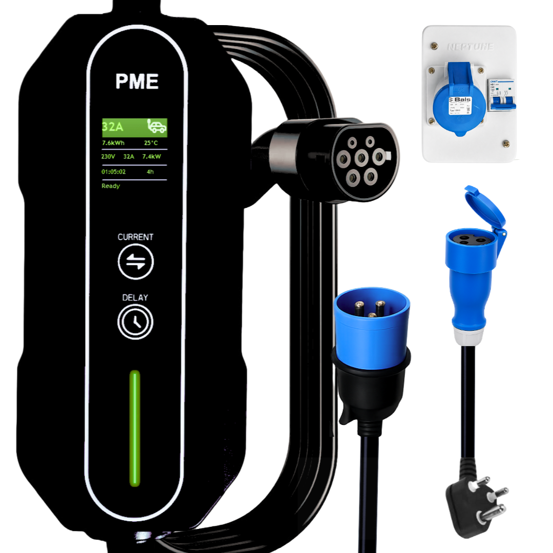 7.2kW EV Charger Full Kit – Fast, Safe & Smart Charging – PM Electronics